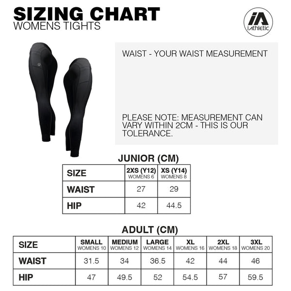 Red City Roar iElite Tights - Black – iAthletic