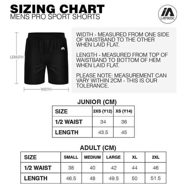 iAthletic Pro Sport Shorts - Black